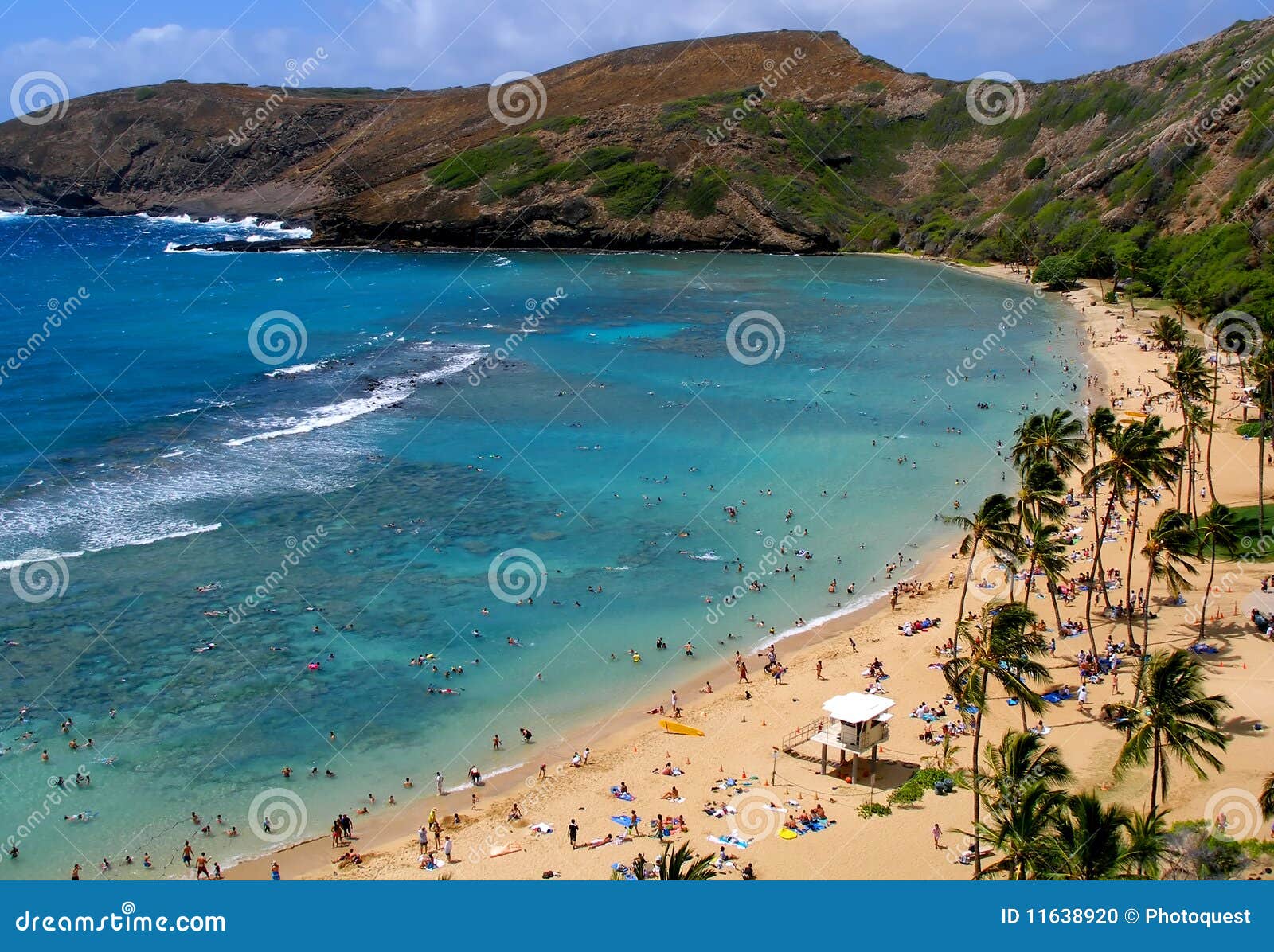 Hanauma Bay in Hawaii stock photo. Image of shore, nature - 11638920