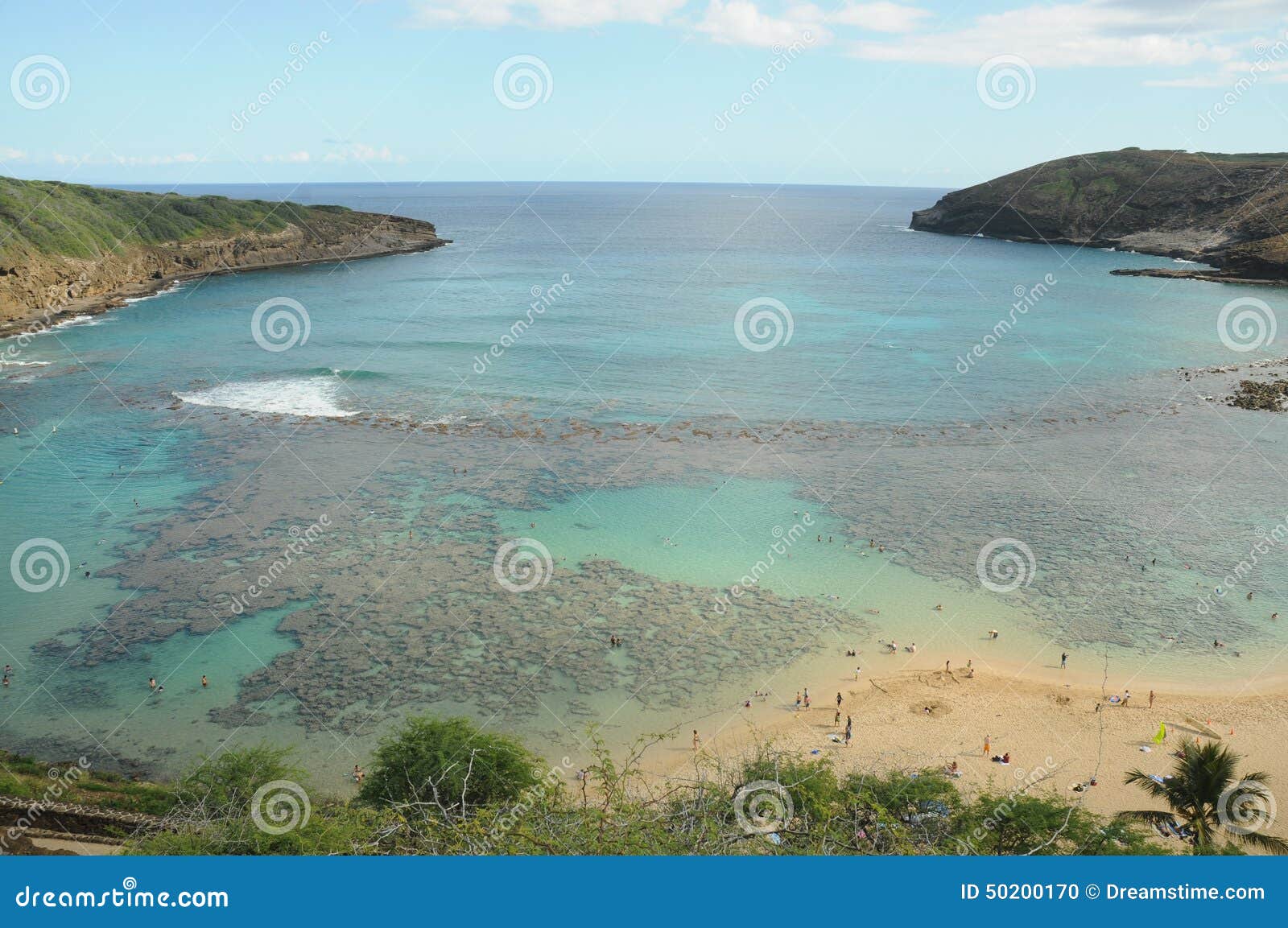 Hanauma bay stock photo. Image of pacific, state, valley - 50200170
