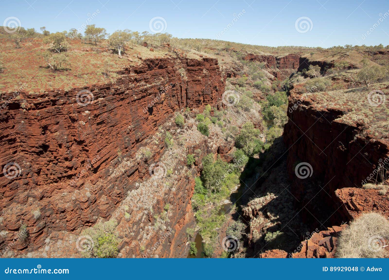 Hancock Gorge In Karijini National Park Western Australia Royalty-Free ...