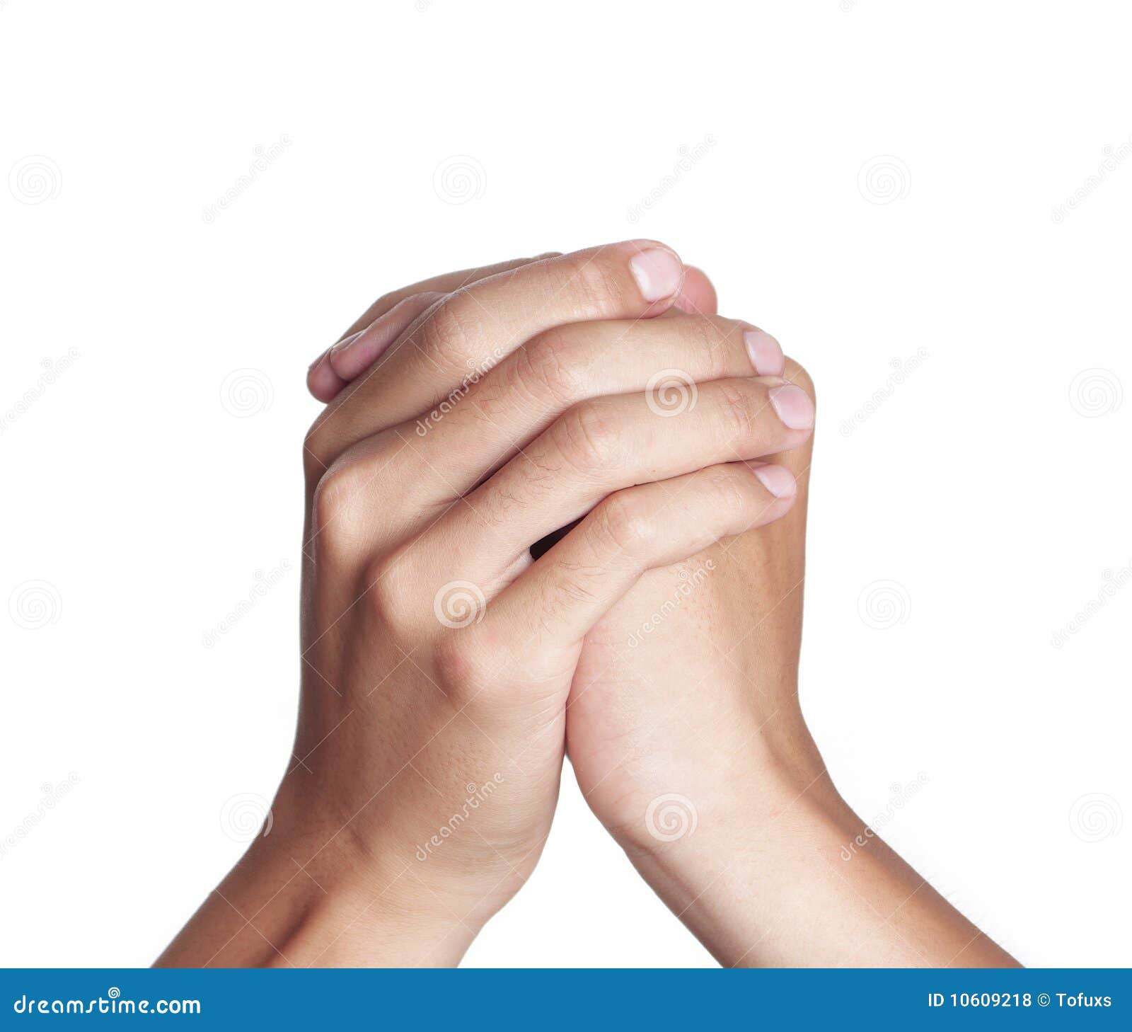 Hand stock photo. Image of pray, hand, prayer, white - 10609218
