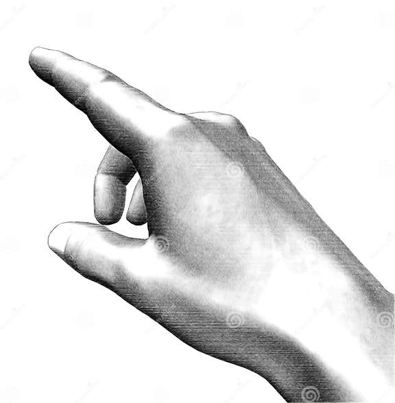 Hand stock illustration. Illustration of point, away, hands - 1162757