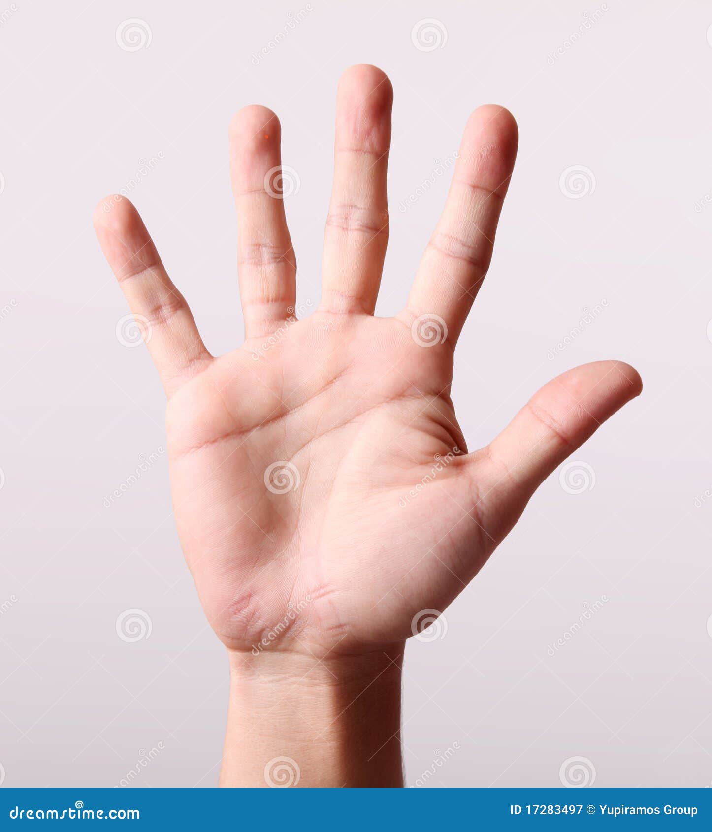 Hand stock image. Image of greeting, blue, caucasian - 17283497