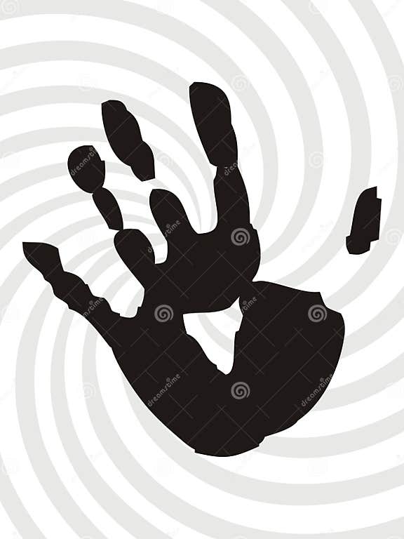 Hand stock vector. Illustration of bifurcation, document - 2964741