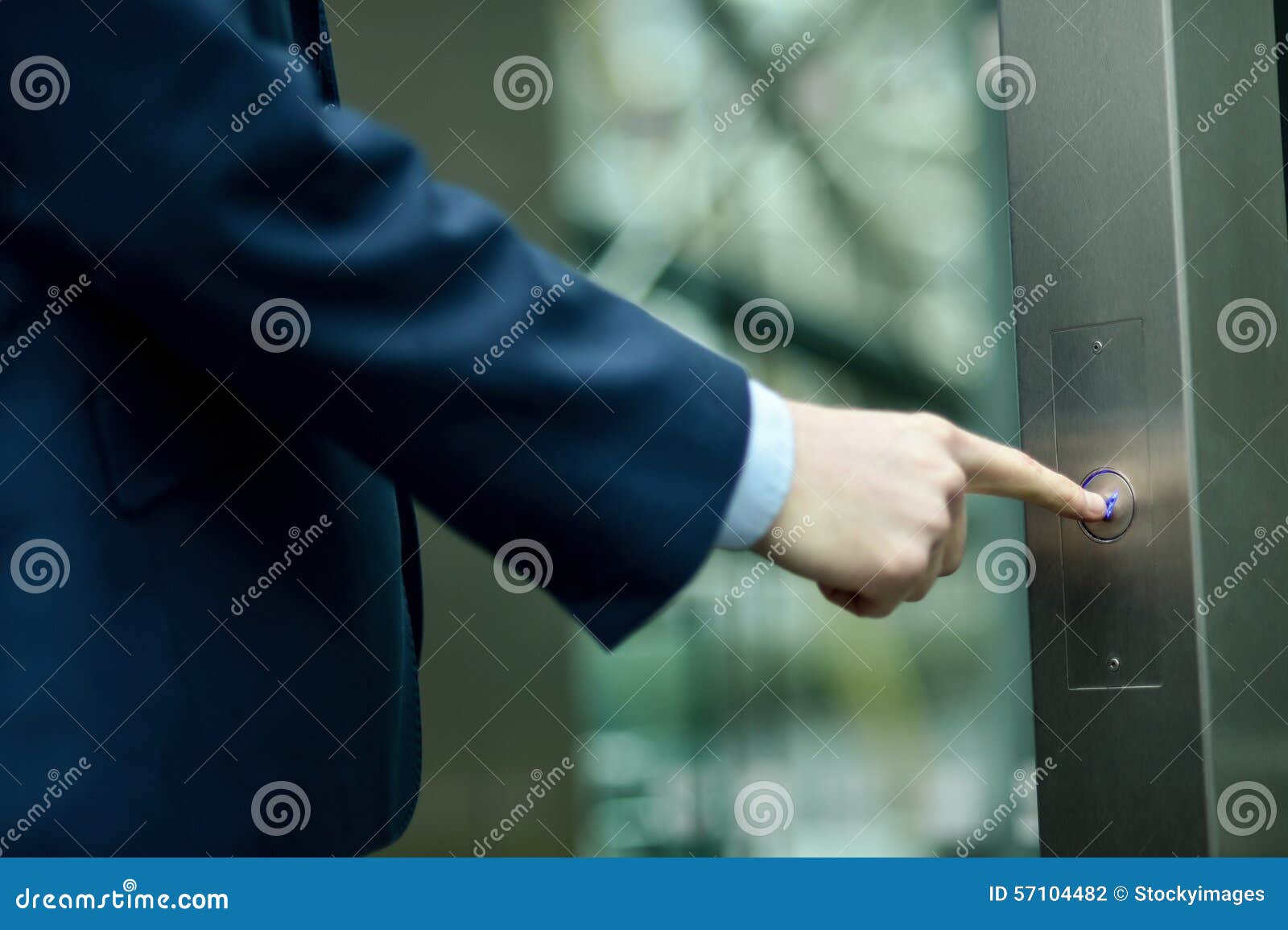 Hand Access Buttons on an Elevator Stock Photo - Image of hotel, hand ...