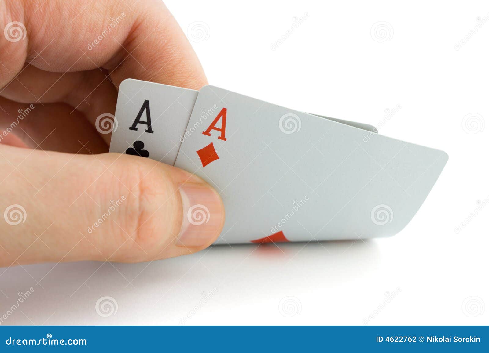 Hand and aces stock photo. Image of color, game, gamble - 4622762
