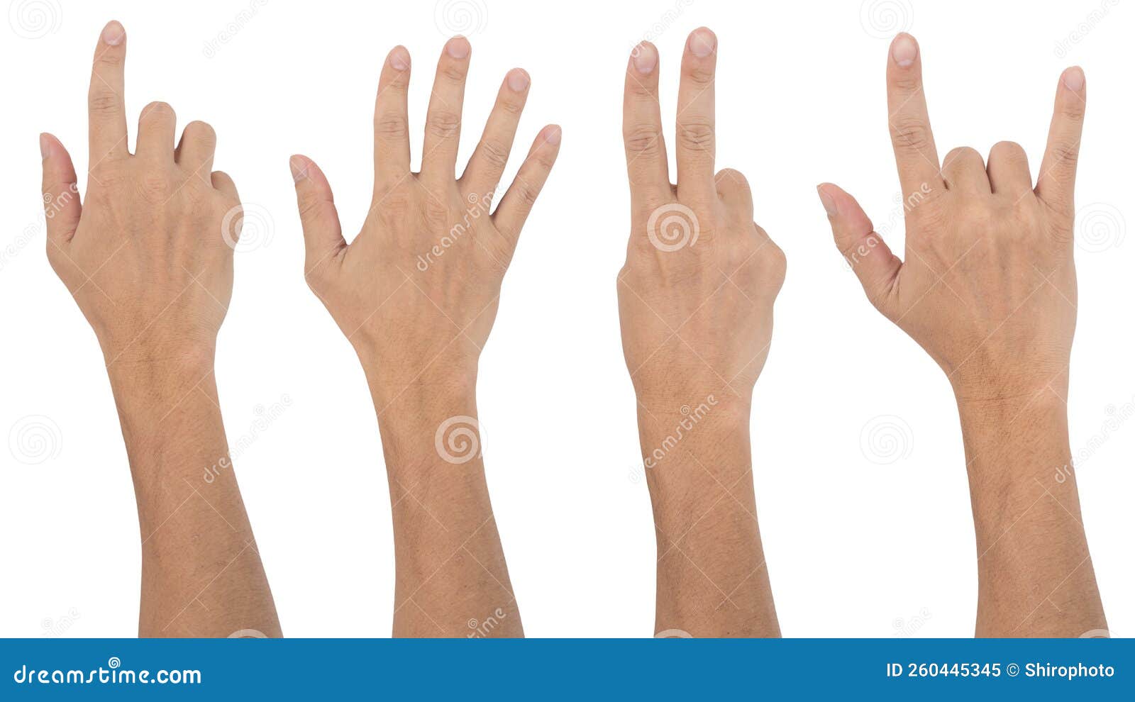 Hand in action isolate stock image. Image of symbol - 260445345