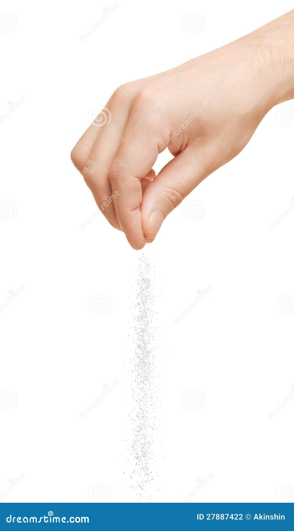 Hand adding salt stock photo. Image of cuisine, male - 27887422