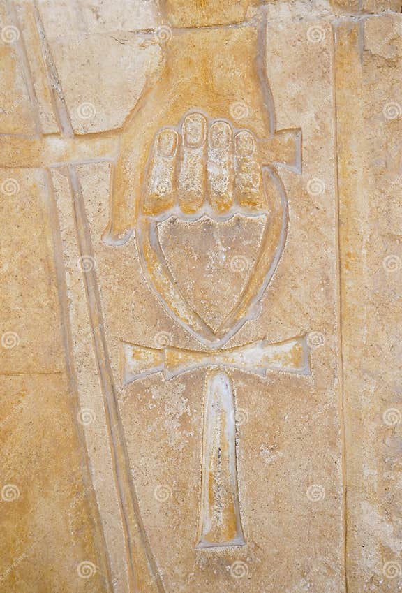 Hand with Ankh 2 stock photo. Image of temple, worship - 1917560