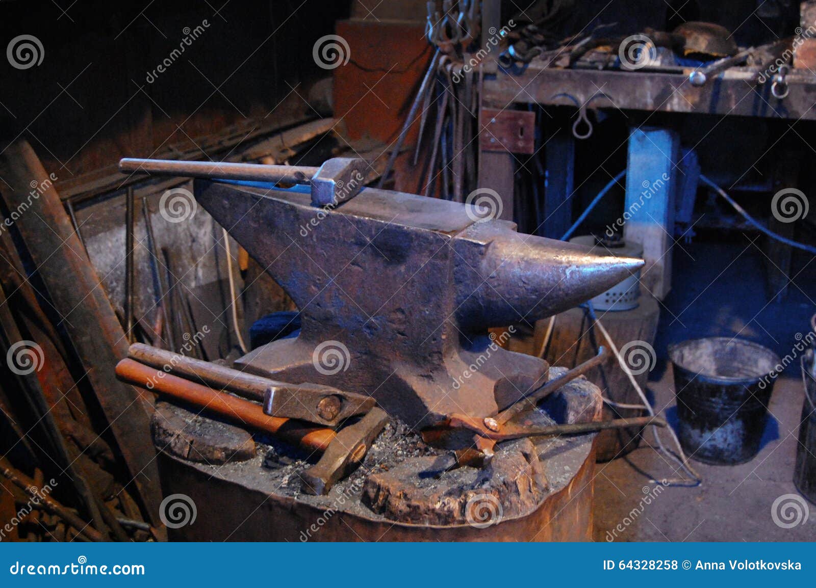 Hand anvil. hummers stock photo. Image of motion, glowing - 64328258