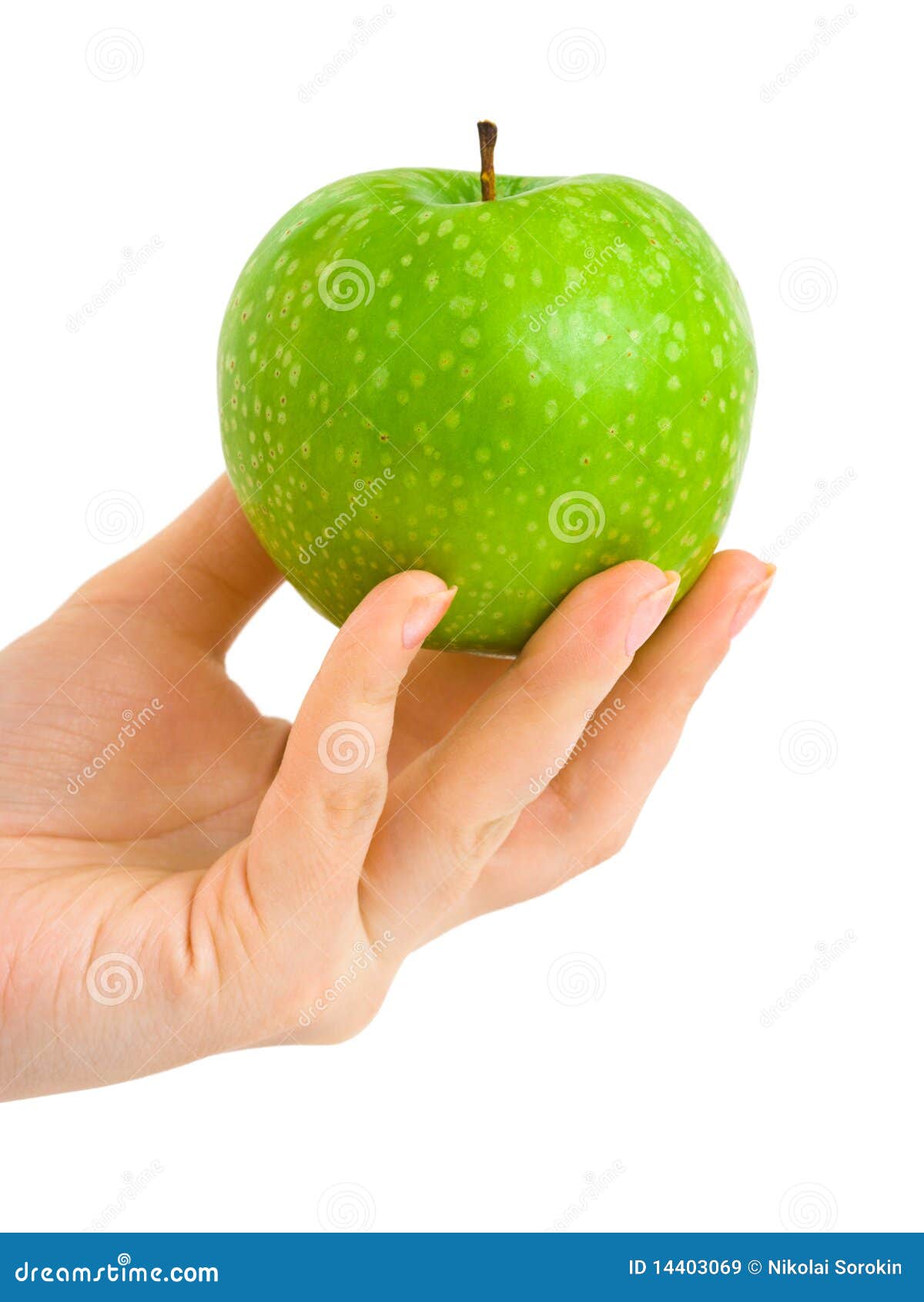 Hand with apple stock image. Image of idea, nature, healthy - 14403069