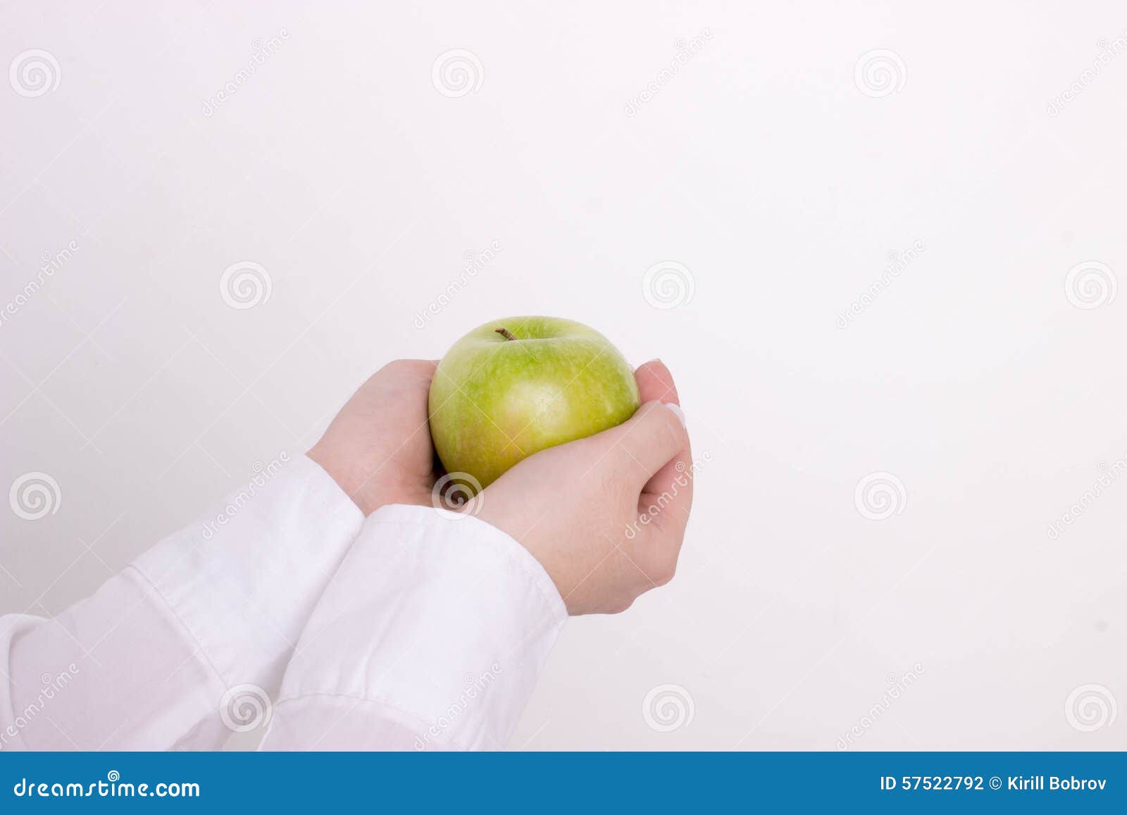 Hand with apple stock photo. Image of concepts, apple - 57522792