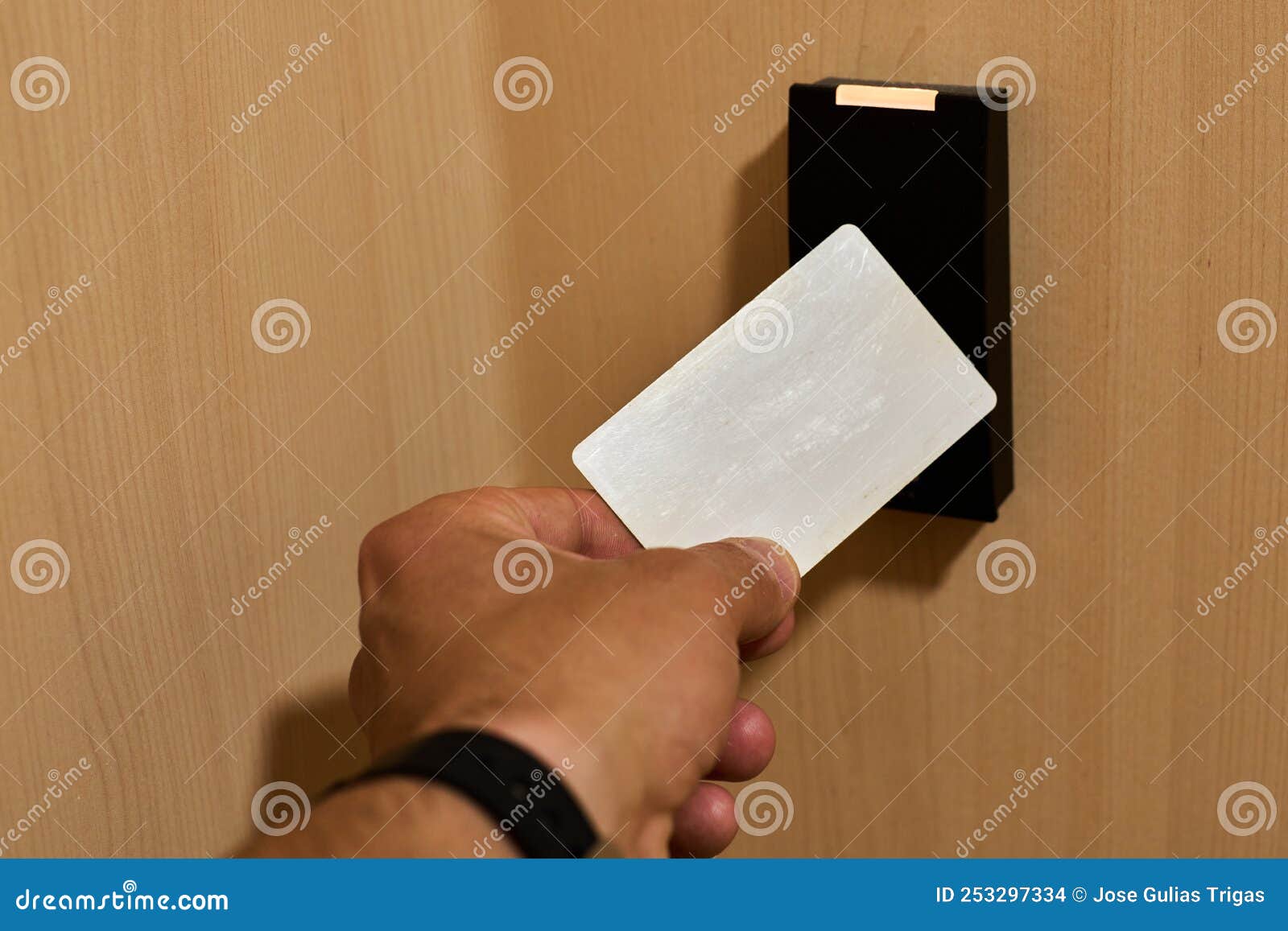 RFID Reader By Office Door, Employees Only Access By RFID Key Card ...