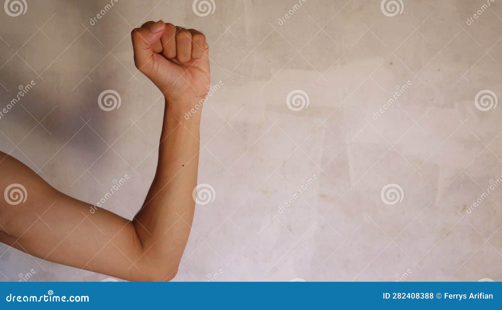 He arm of a slender man stock photo. Image of muscle - 282408388