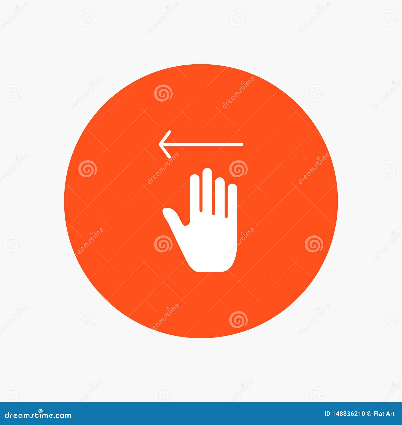 Hand, Arrow, Gestures, Left Stock Vector - Illustration of element ...