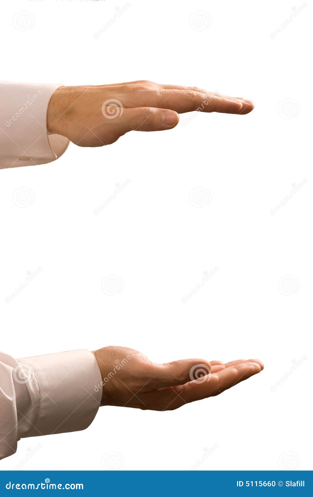 Hand As If Holding Something Stock Photo - Image of ideas, connection ...