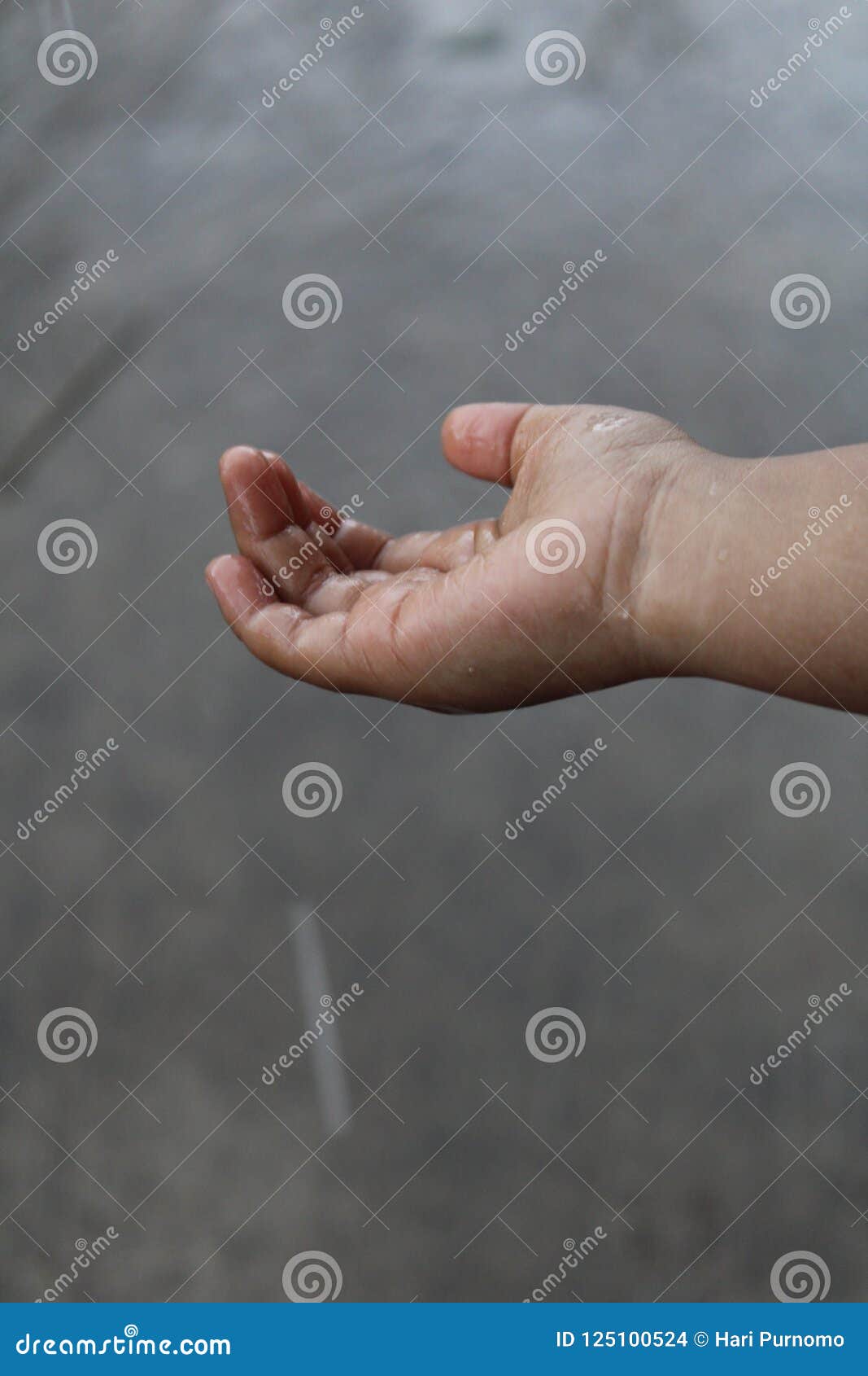 Hand stock photo. Image of hand, child, children, rain - 125100524