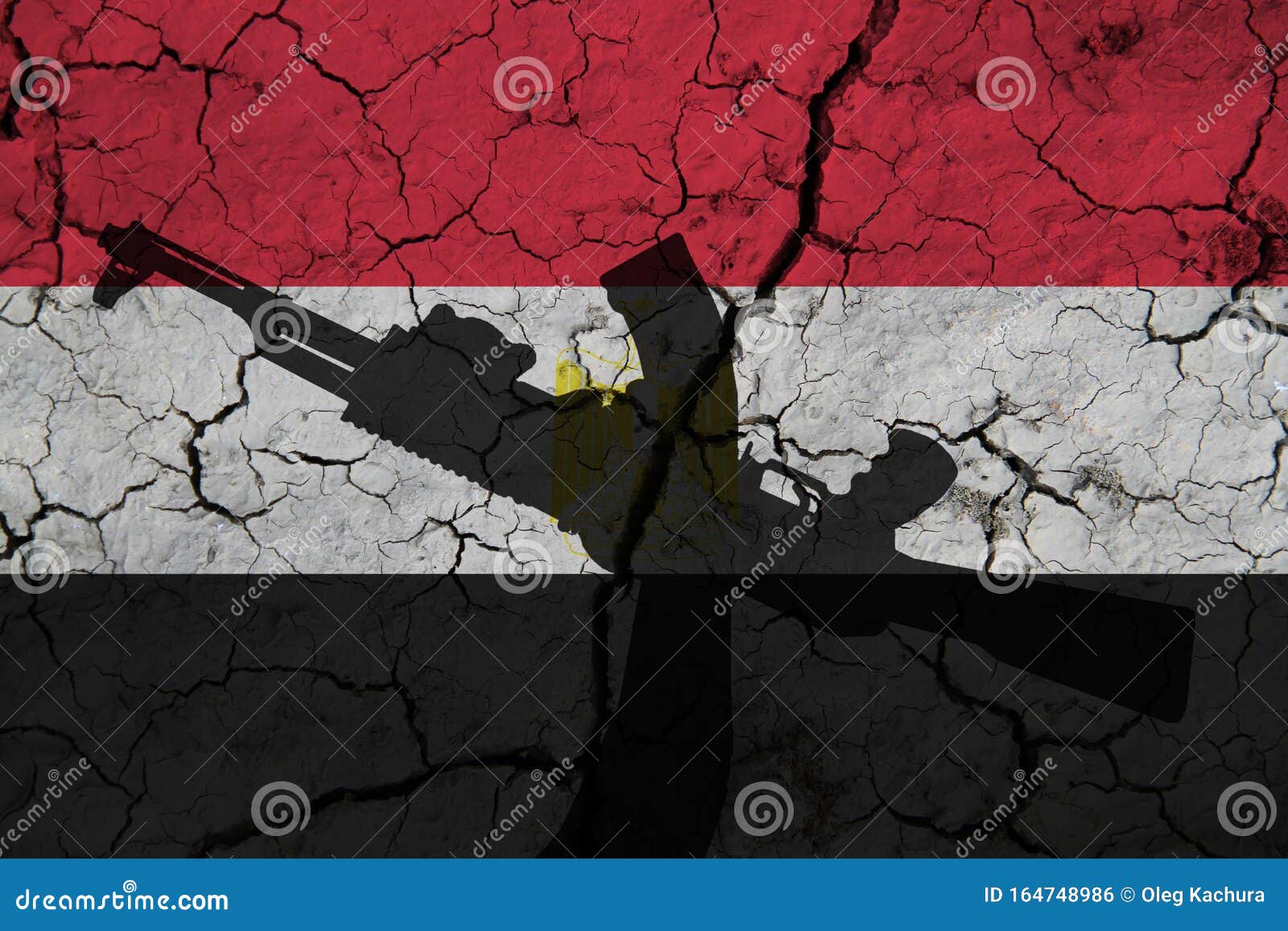 Soldier Machine Gun National Flag Egypt Stock Photos - Free & Royalty ...