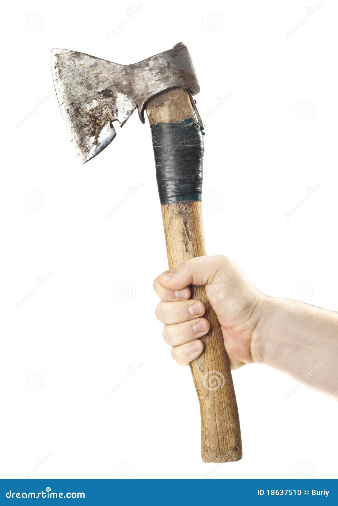 Hand axe stock photo. Image of hand, work, holds, battle - 18637510