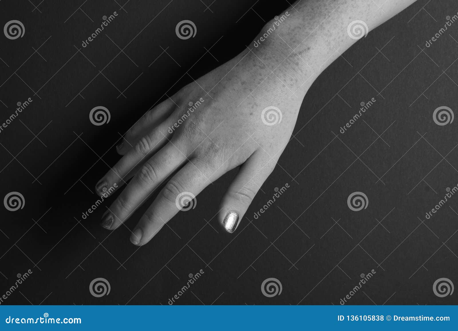 Hand Back Side Black Background Stock Photo - Image of evening, hand ...
