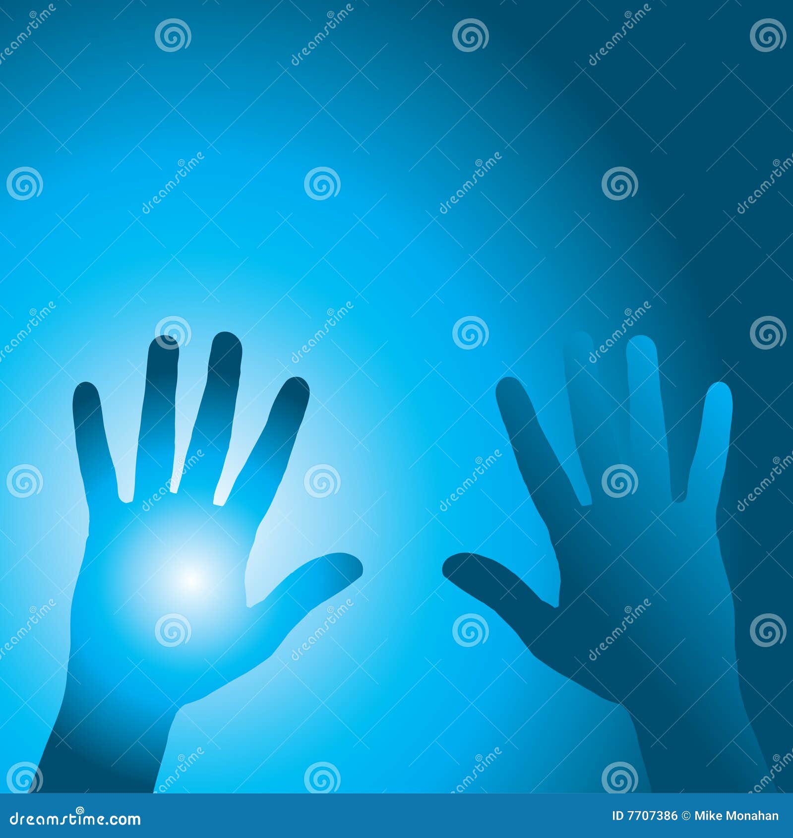 Hand background stock vector. Illustration of silhouettes - 7707386