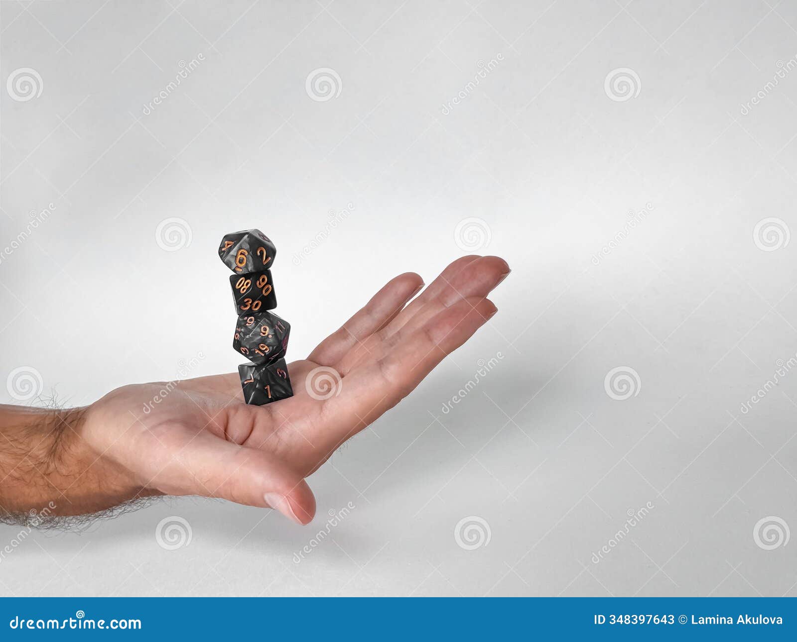 Hand Balancing Stacked Dice: Precision and Skill in Tabletop Gaming ...