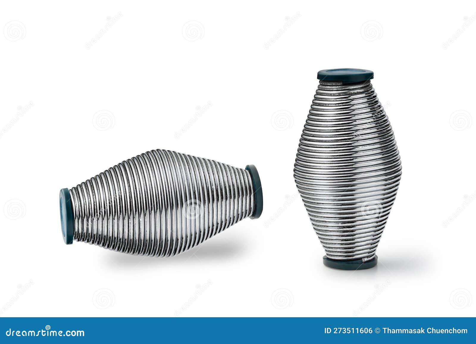 Hand Ball Spring a Spring for Exercising on a White Stock Photo - Image ...