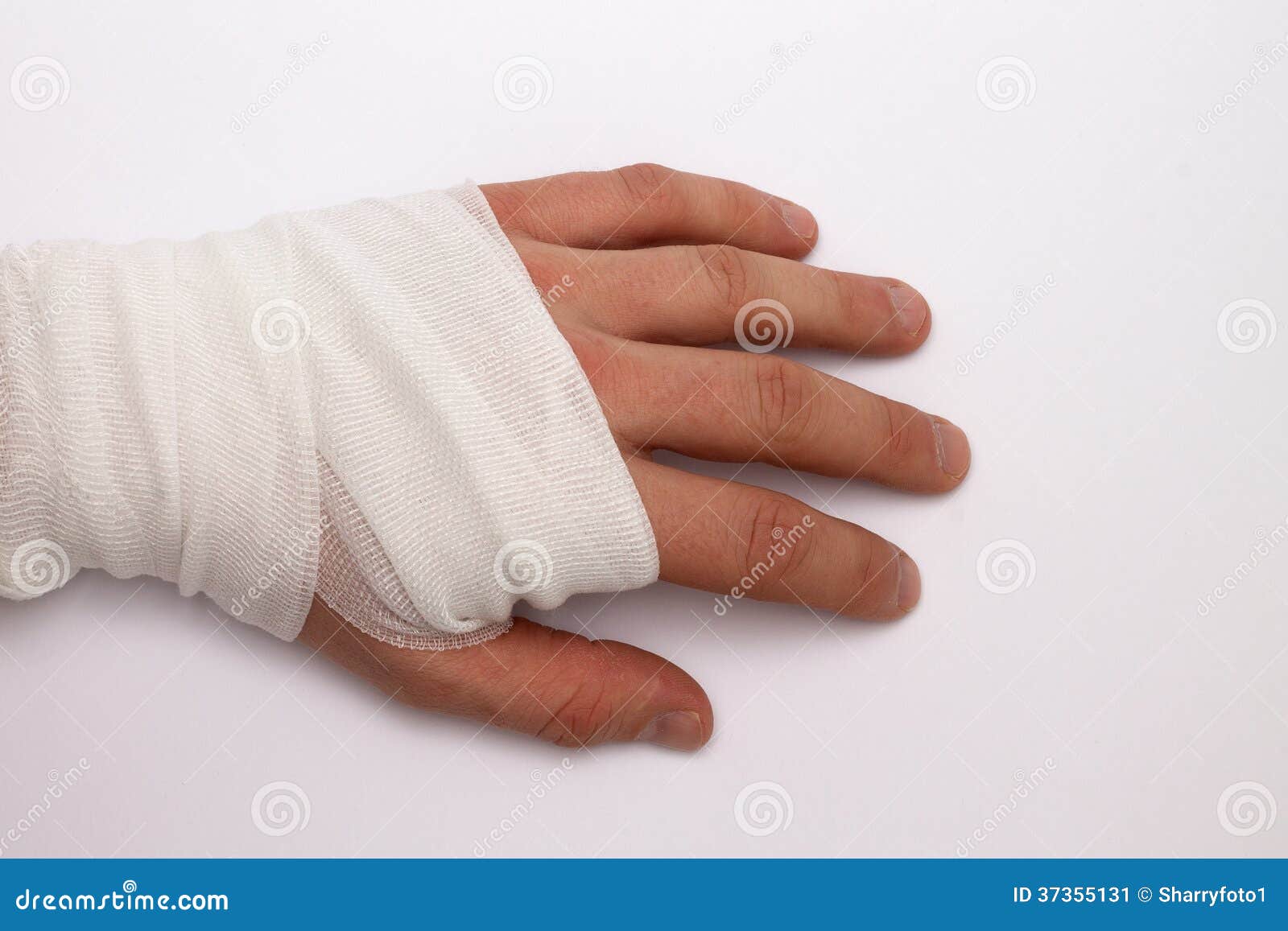 Hand stock image. Image of help, operation, gauze, emergency - 37355131