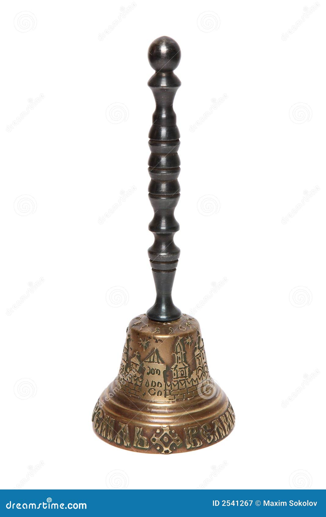 Hand bell stock image. Image of handbell, resound, bell - 2541267