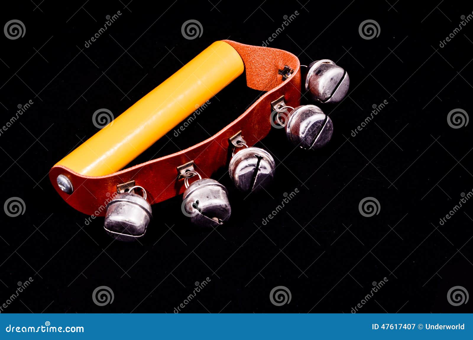 Hand Bells Musical Instrument for Ringing Stock Image - Image of ...