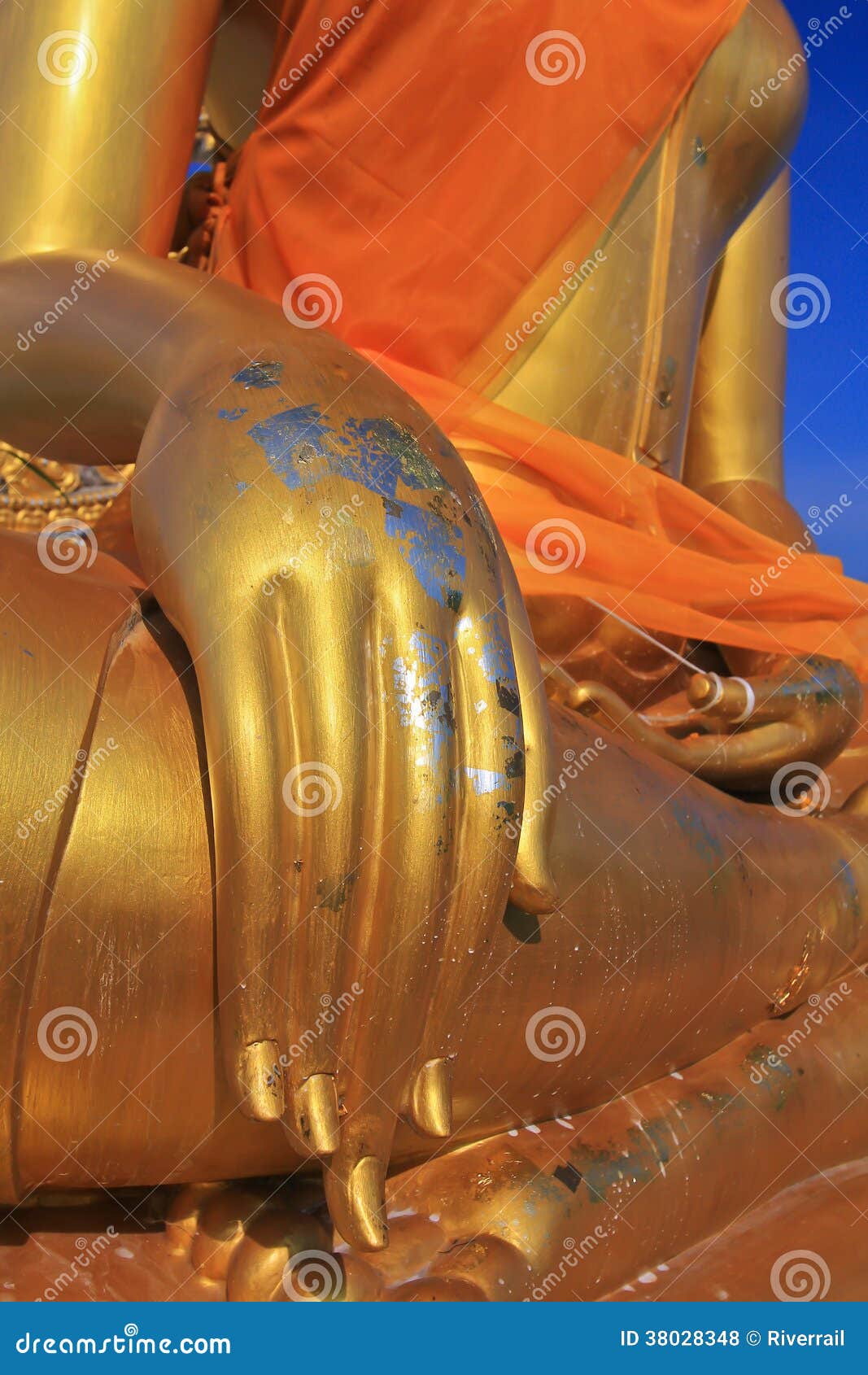 Hand of Big Buddha statue stock photo. Image of church - 38028348