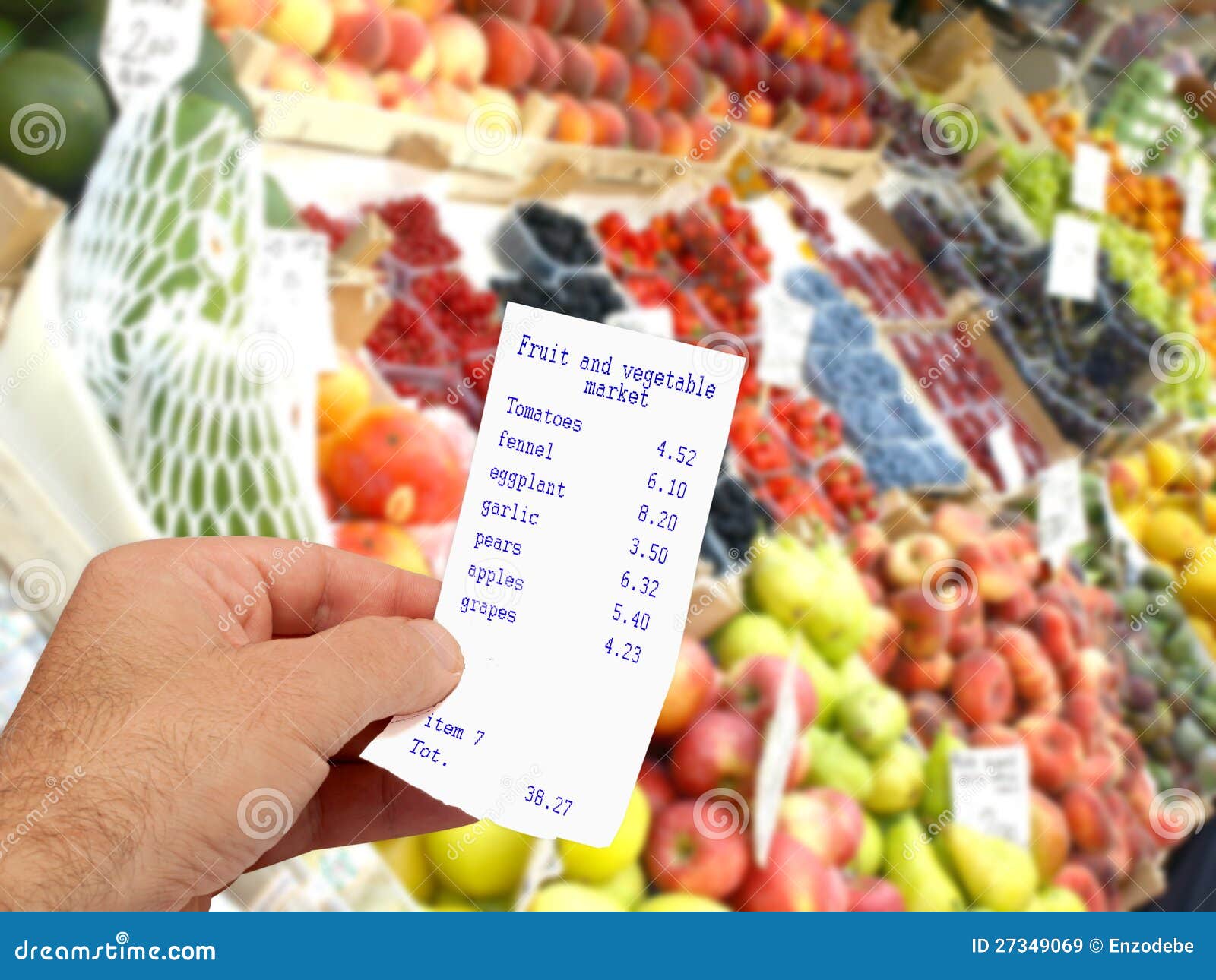 Hand and bill stock image. Image of payment, market, economy - 27349069