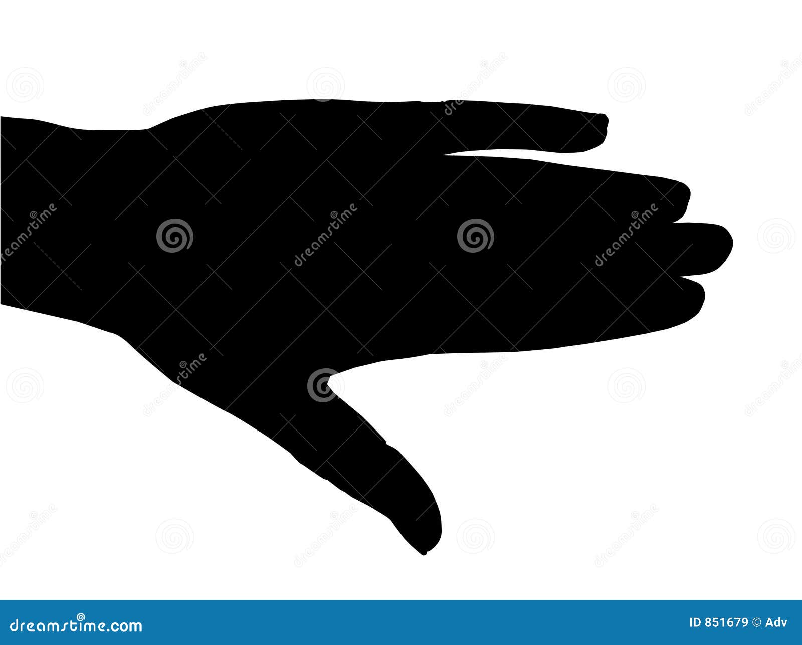 Hand black stock illustration. Illustration of count, offer - 851679