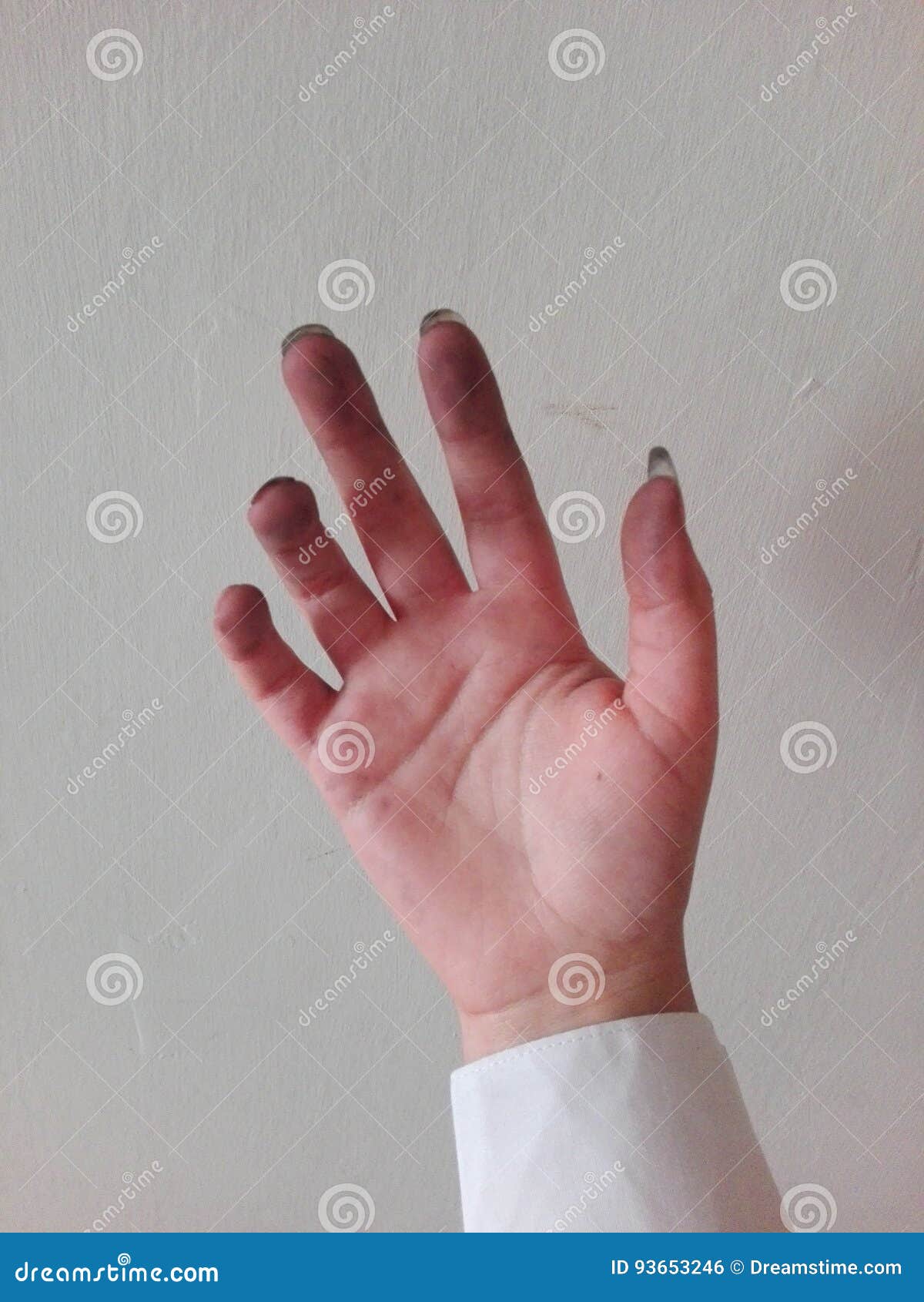 Hand stock photo. Image of tumblr, shadow, makeup, black - 93653246