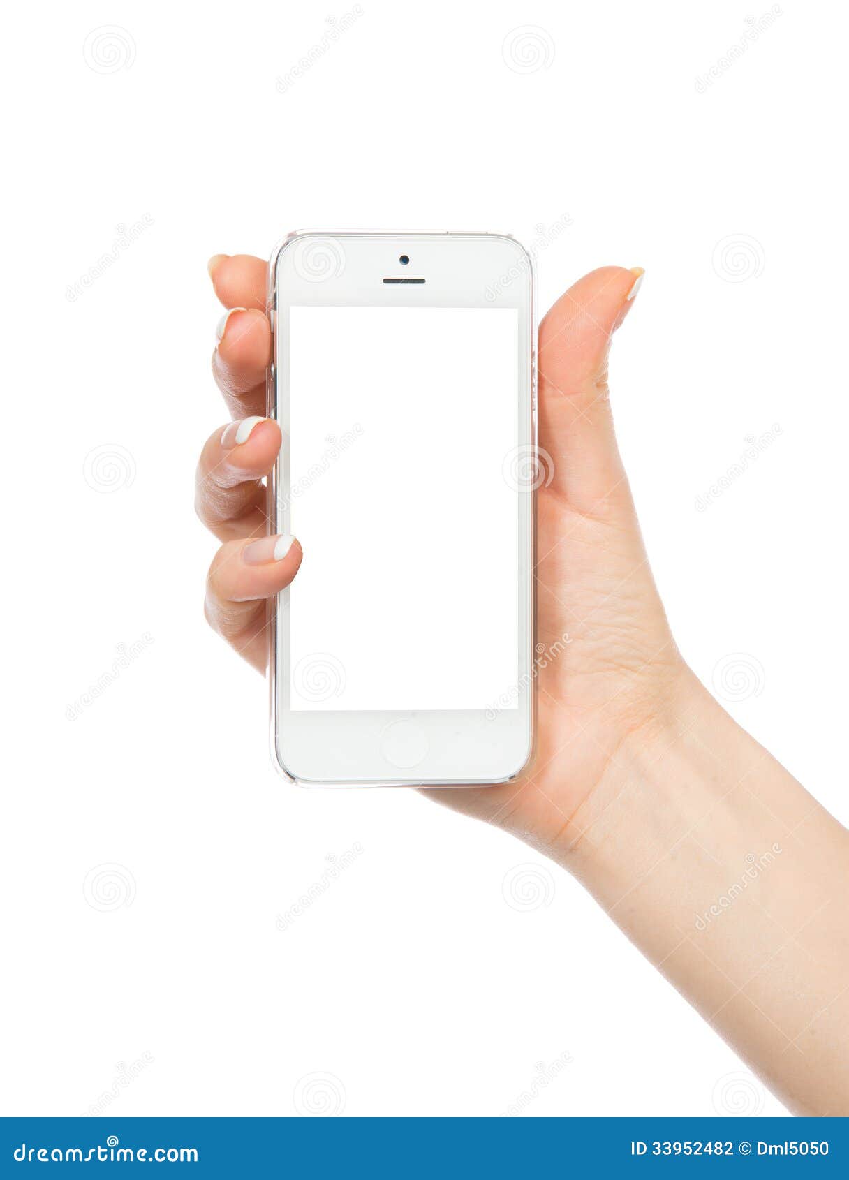 Hand with Blank Copy Space Mobile Cellphone Stock Photo - Image of ...