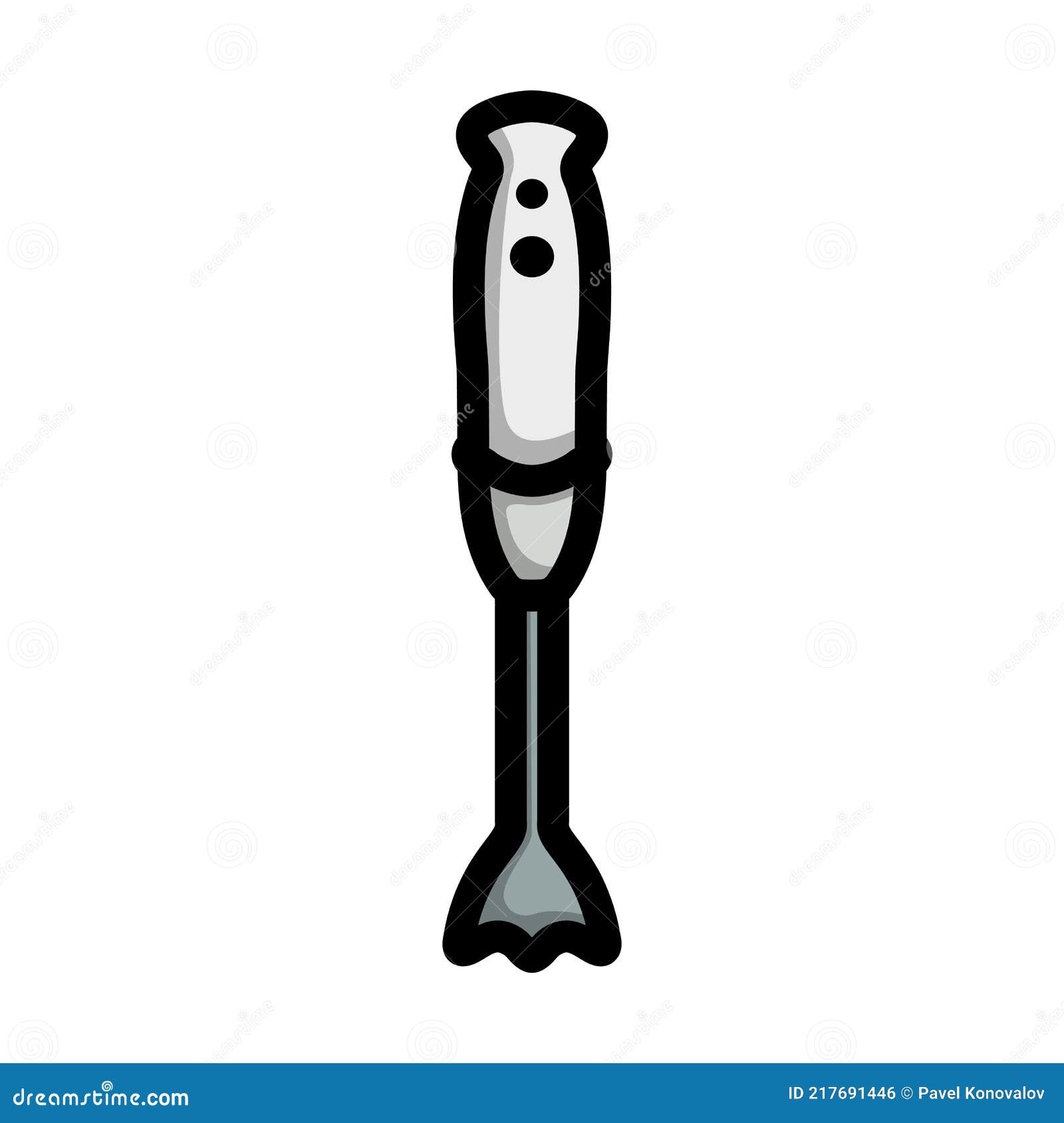 Hand Blender Icon stock vector. Illustration of design - 217691446