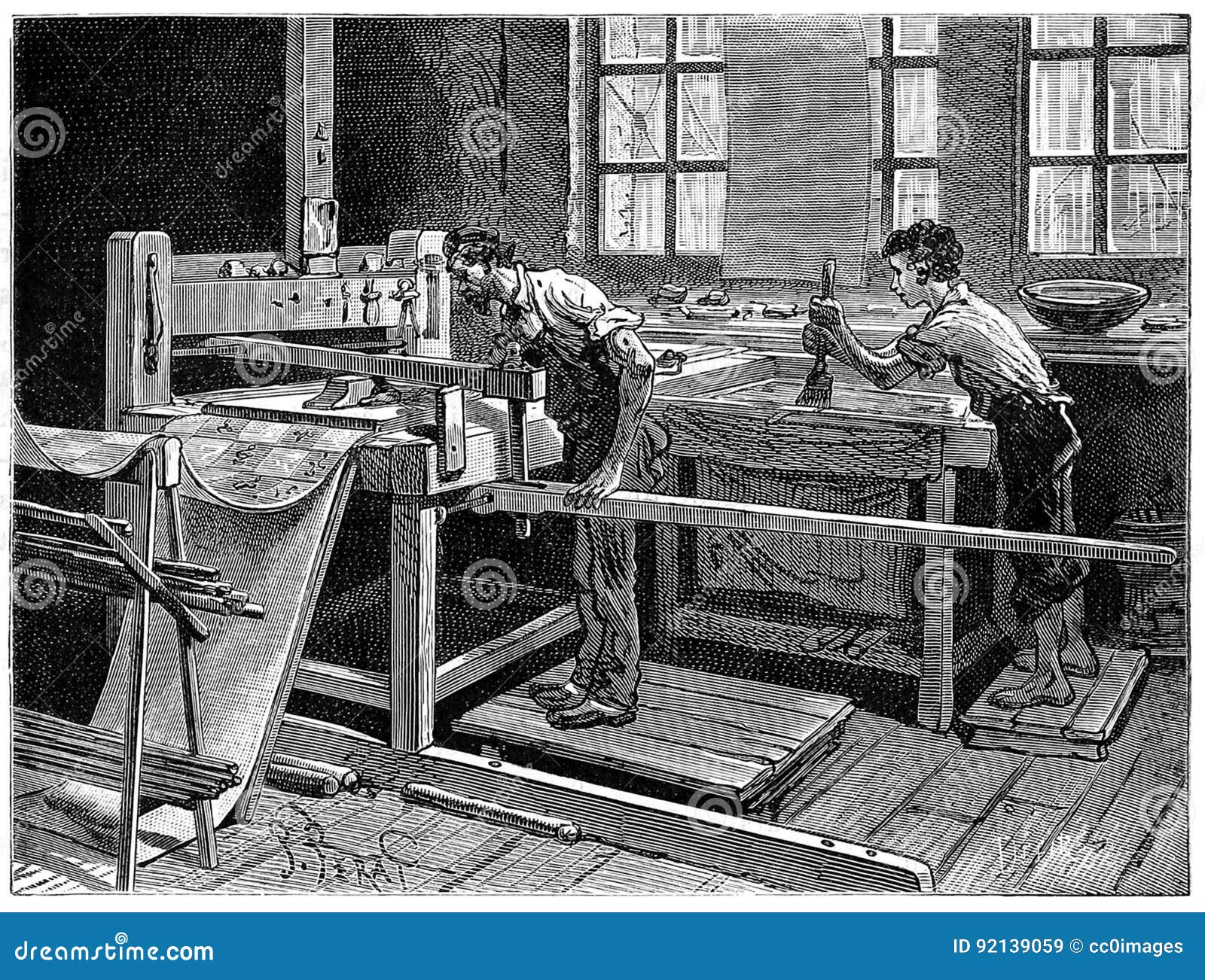 Hand-Blocking Wallpaper stock image. Image of - 92139059