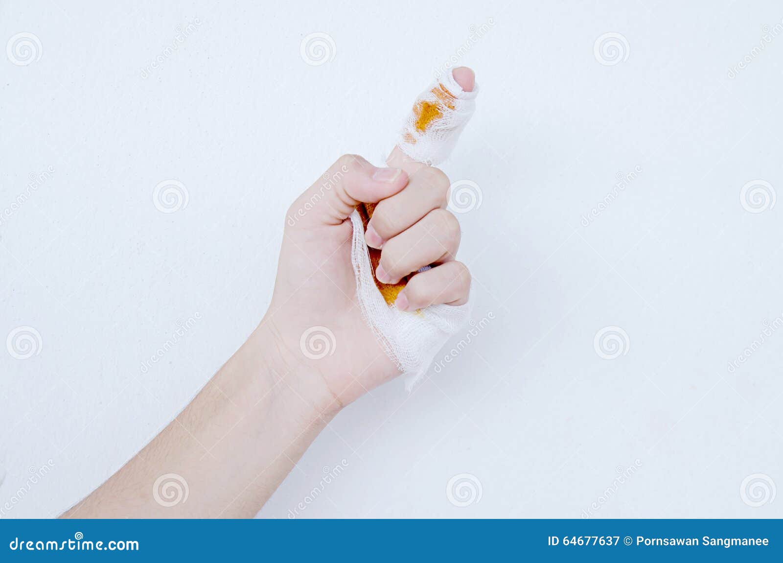Hand with blood stock image. Image of illness, injured - 64677637