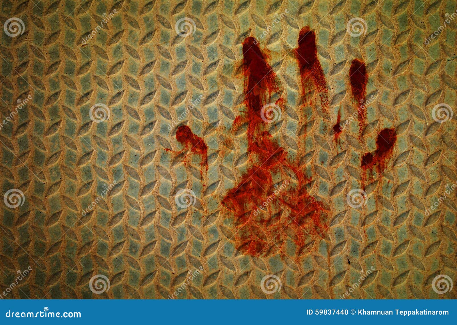 Hand bloodstains stock photo. Image of flowing, metal - 59837440