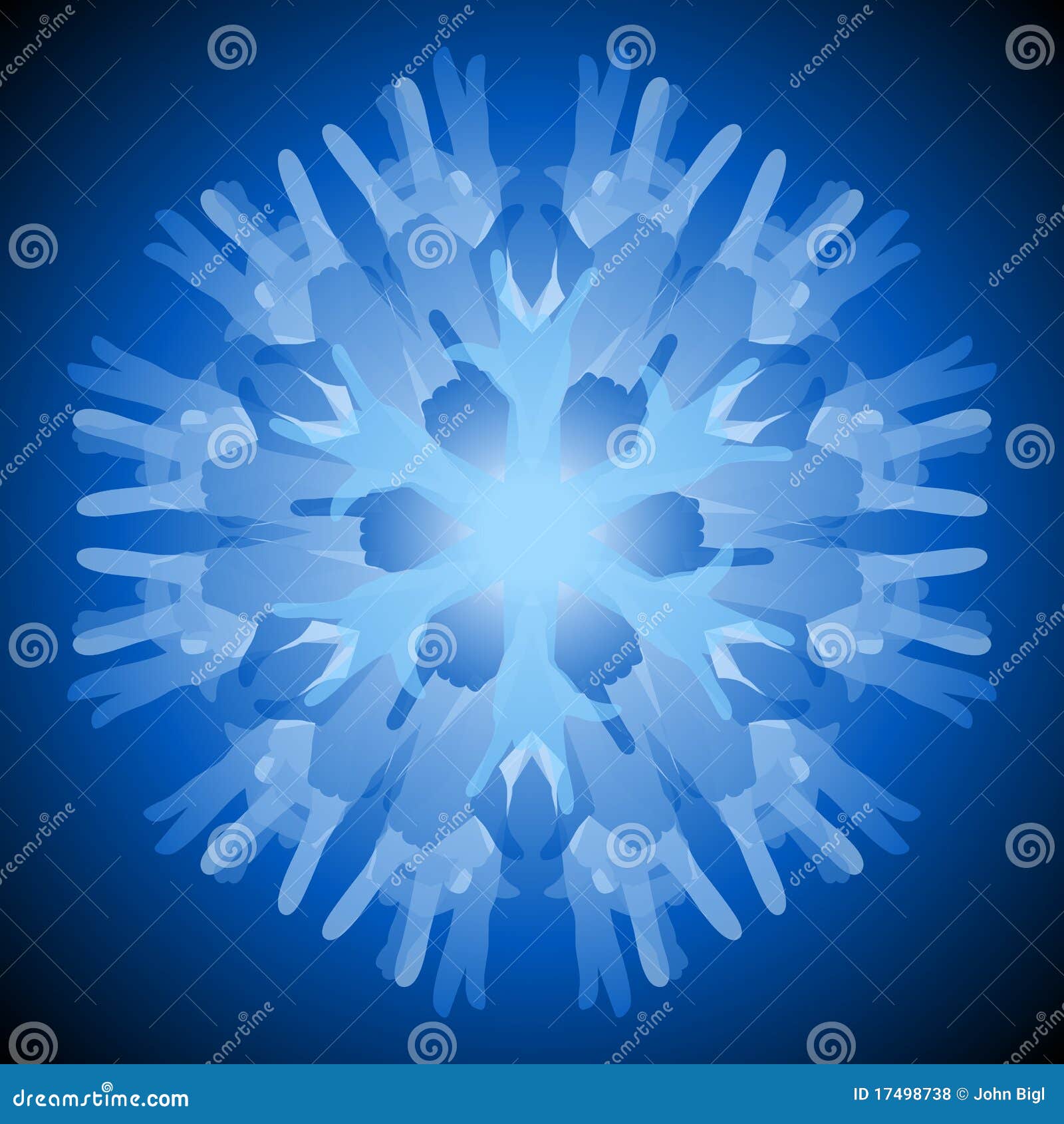 Hand bloom stock vector. Illustration of winter, flower - 17498738