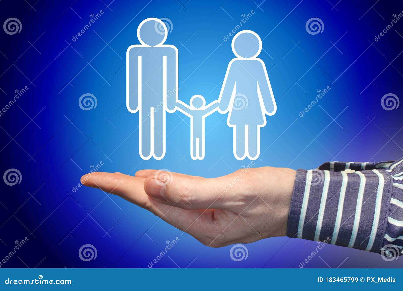 Family Insurance Policy Concept Stock Image - Image of security ...