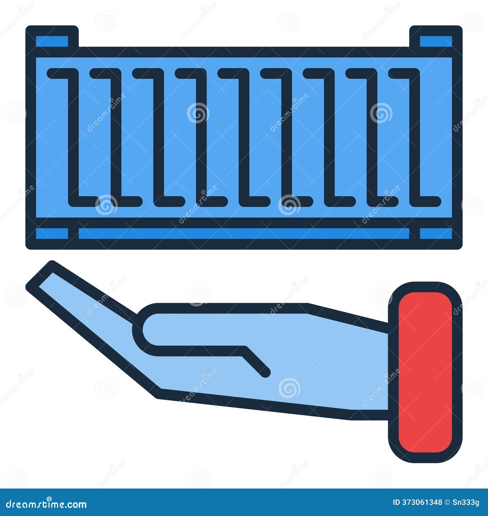 Ibc Container Icon. Vector Illustration | CartoonDealer.com #128921582