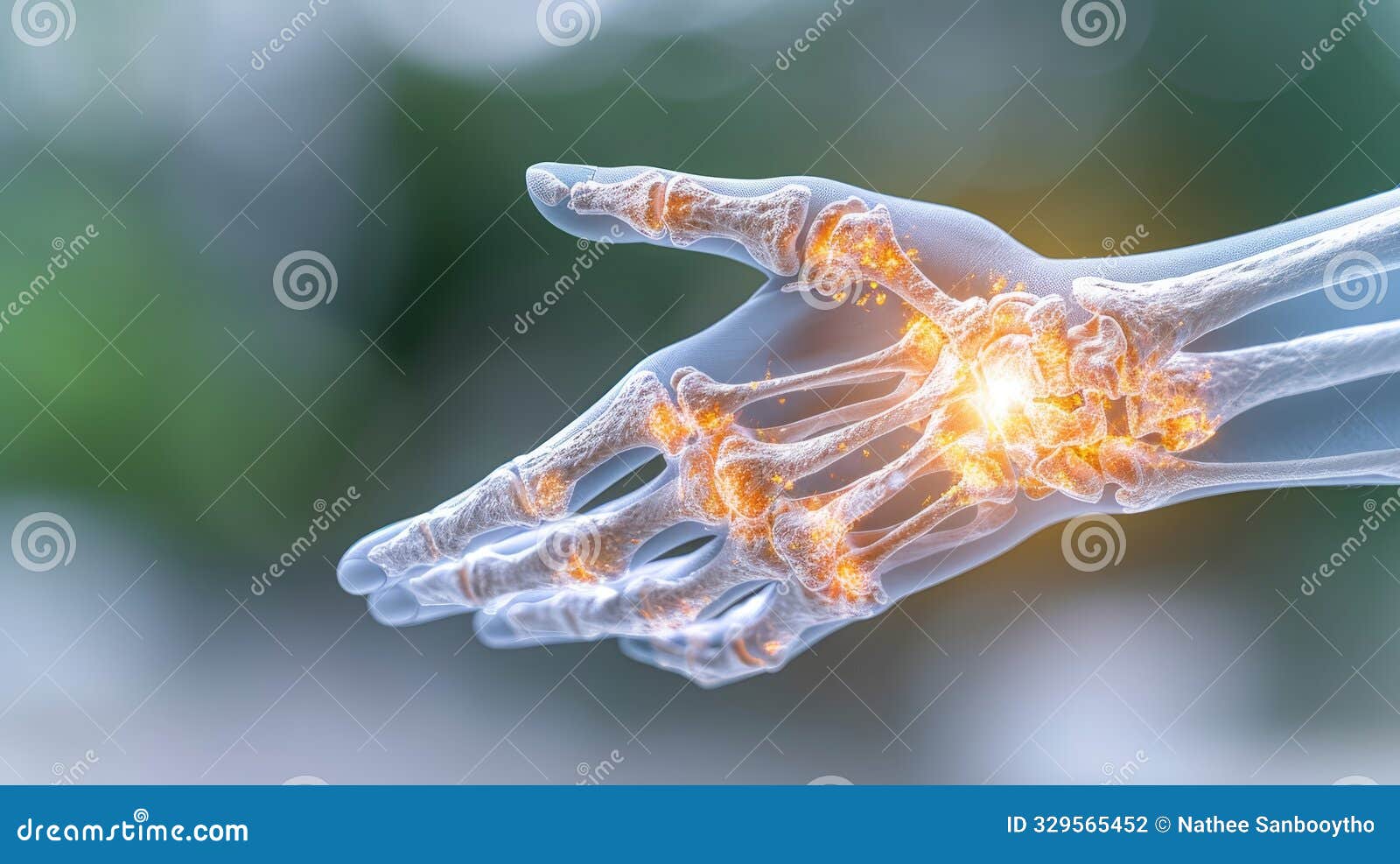 X-ray Hand - Arthritis Stock Illustration | CartoonDealer.com #12716473