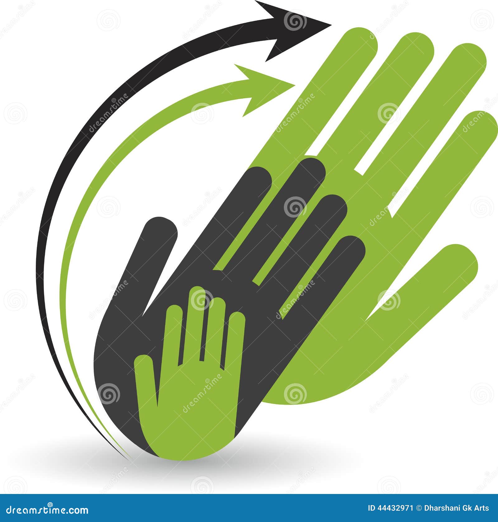 Hand book logo stock vector. Illustration of concept - 44432971