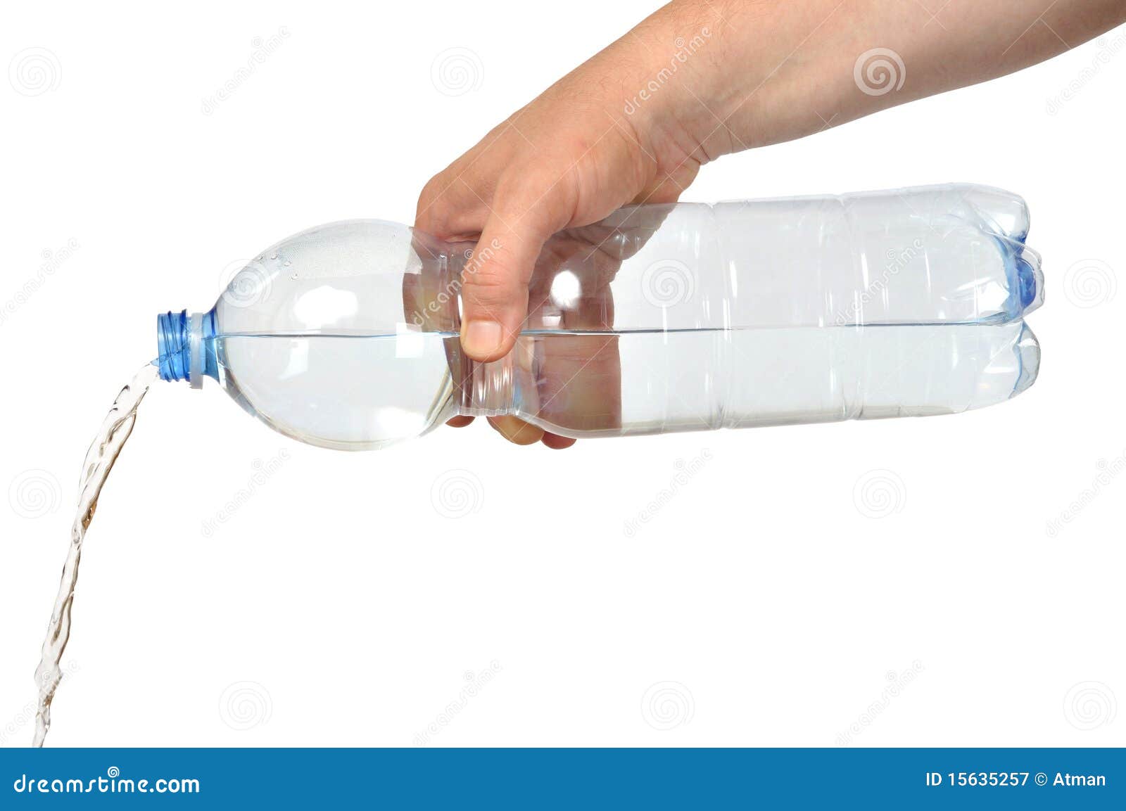 Hand with Bottle stock image. Image of beverage, isolated - 15635257