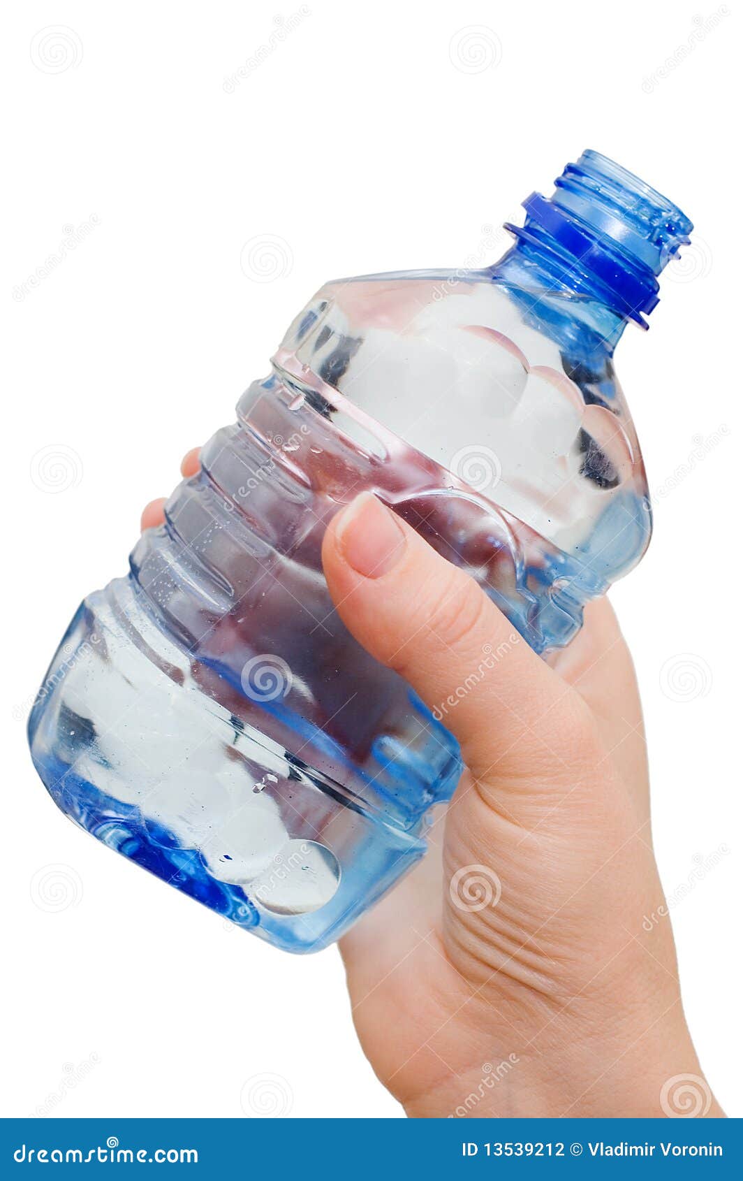 Hand with bottle of water stock photo. Image of healthy - 13539212