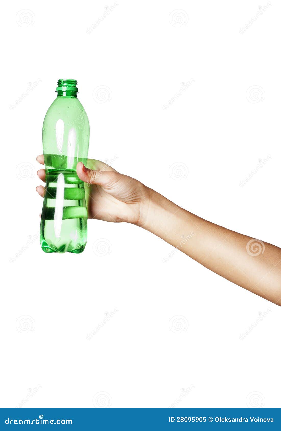 Hand with bottle of water stock image. Image of cold - 28095905