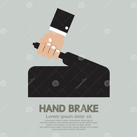Hand Brake stock vector. Illustration of equipment, lever - 39507718