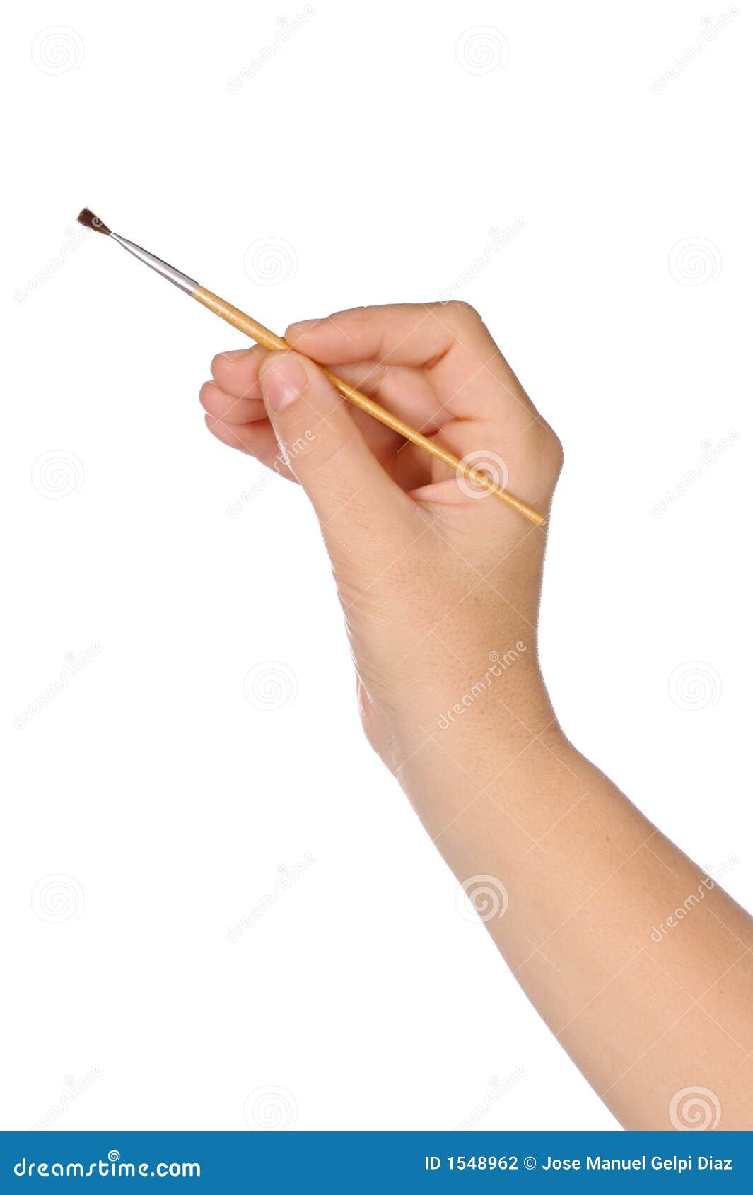 Hand and brush stock photo. Image of artistry, colors - 1548962