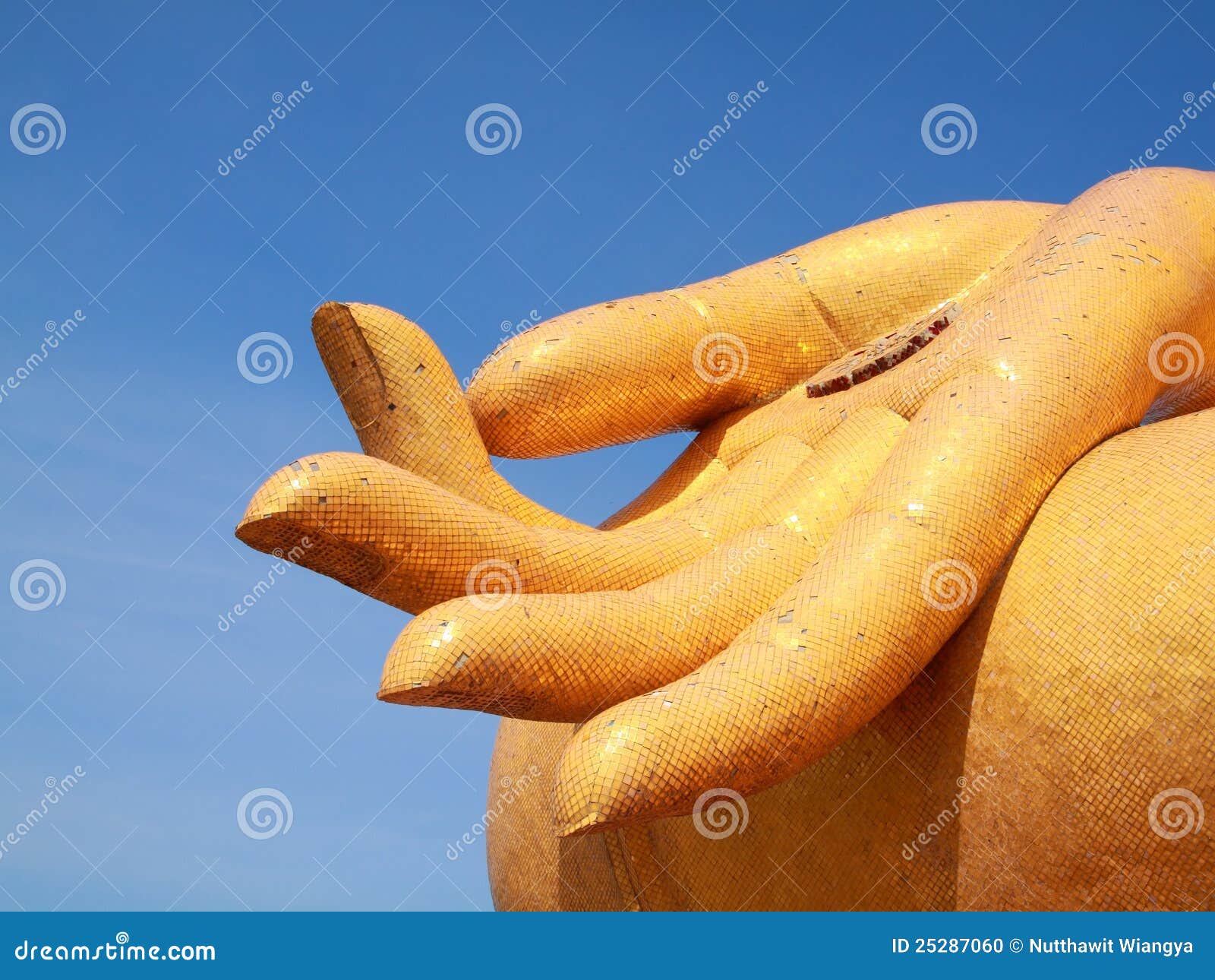 Hand of buddha stock photo. Image of asian, architecture - 25287060