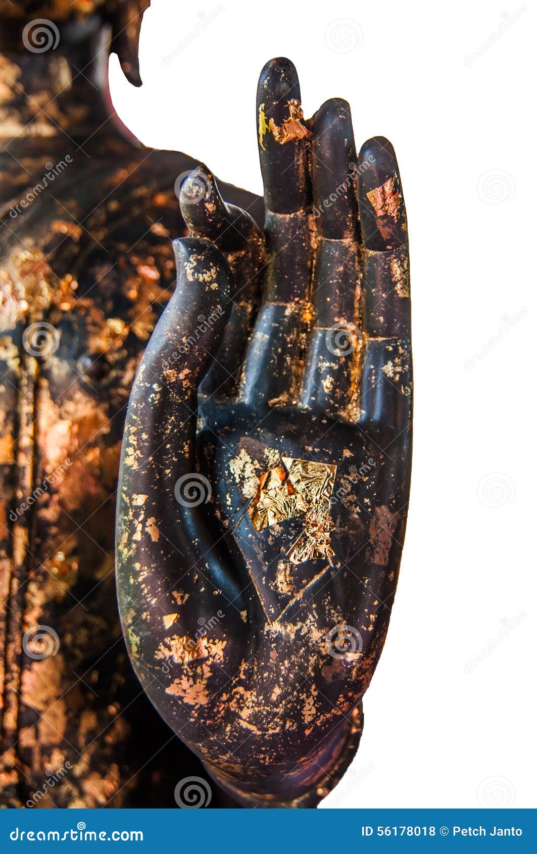Hand of Buddha stock photo. Image of religion, buddhism - 56178018